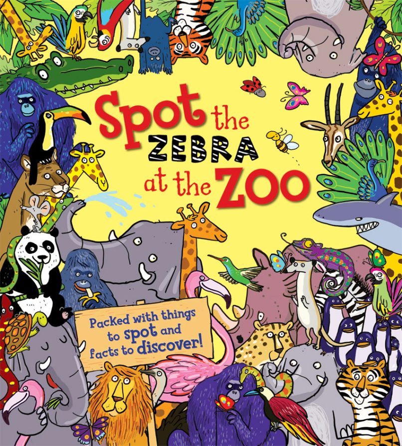 Spot The Zebra At The Zoo - Banana Bear Books and Illustration