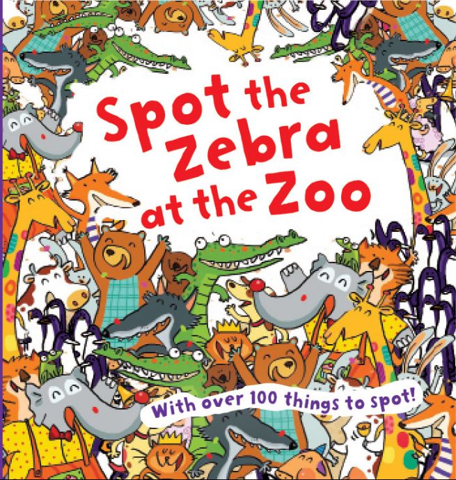Spot The Zebra At The Zoo - Banana Bear Books and Illustration