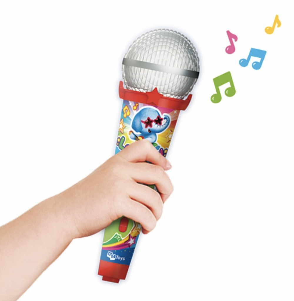 lets-sing-disco-hits-microphone - Banana Bear Books Design and Illustration